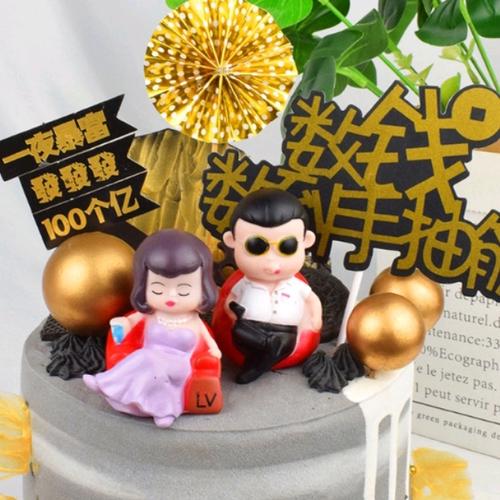 Jual topper cake kue happy birthday anniversary boss boss madam sultan ...