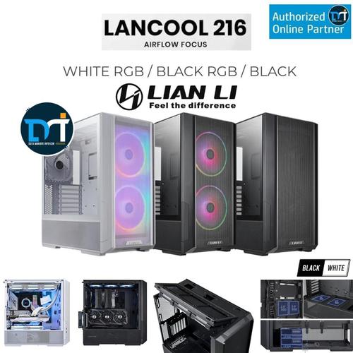 Promo Lian Li LANCOOL 216 I RGB - Tempered Glass Mid-Tower ATX Gaming ...