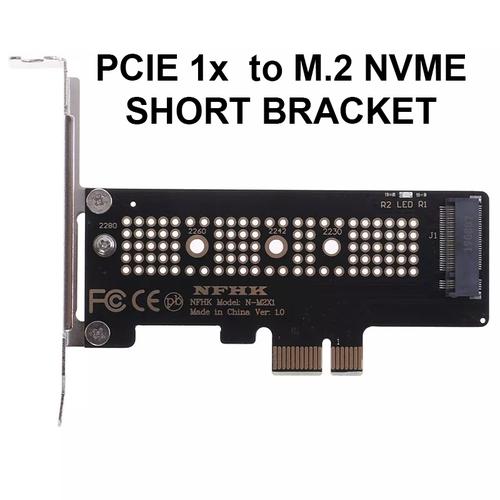 Jual Adapter M.2 nvme to pcie x1 short bracket ssd converter card ...