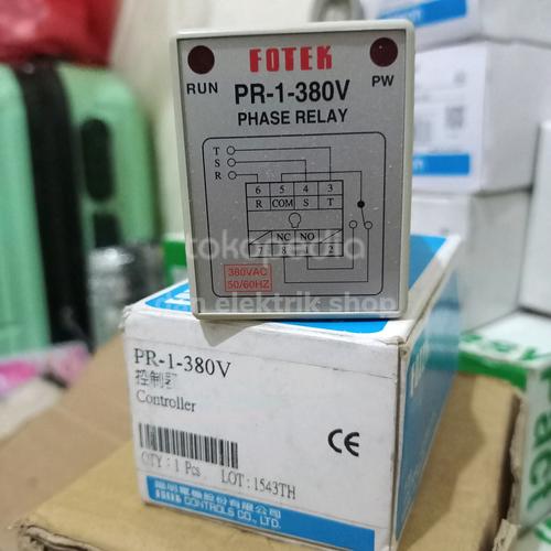 Jual FOTEK PR-1-380V PHASE RELAY ORIGINAL - Jakarta Pusat - dan ...