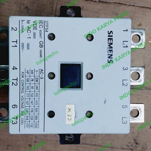 Jual KONTAKTOR 3TF54 220V 3P 300A SIEMENS - Jakarta Pusat - INDO KARYA ...