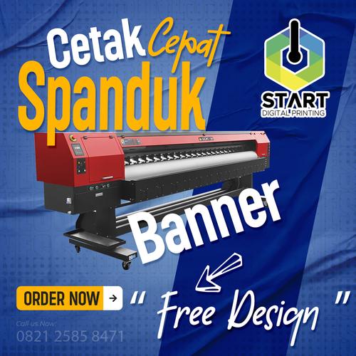 Jual Spanduk banner highres Custom - Flexi 380 gsm, 1x1 M - Kota Bekasi ...