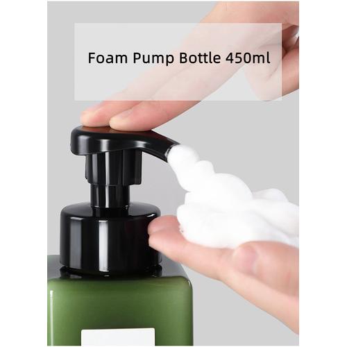 Promo Botol sabun pump mandi foam busa 450ml/foam pump bottle/botol ...