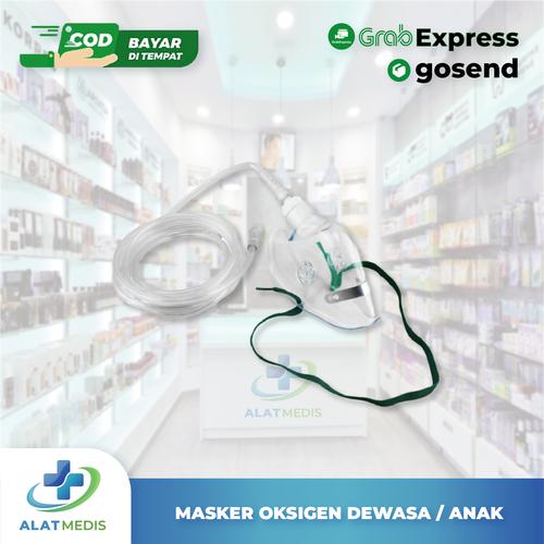 Jual OXYGEN MASK - MASKER OKSIGEN DEWASA - SELANG OKSIGEN DEWASA ...