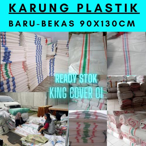 Jual Karung Packing Plastik Bekas / Baru Ukuran Besar 90x130 cm Karung ...