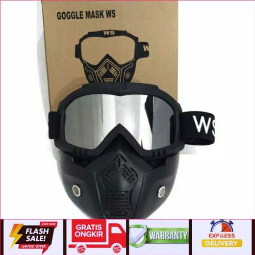 Jual helm masker bogo retro goggle glass trill - Kab. Bekasi - soedare ...