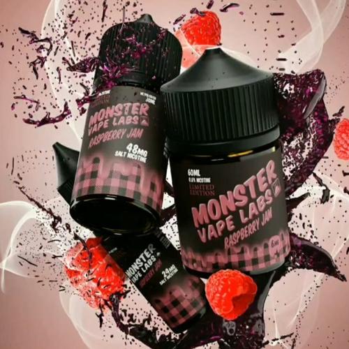 Jual Monster Vape Labs Raspberry Jam USA 60ML by Jam Monster - 3MG ...