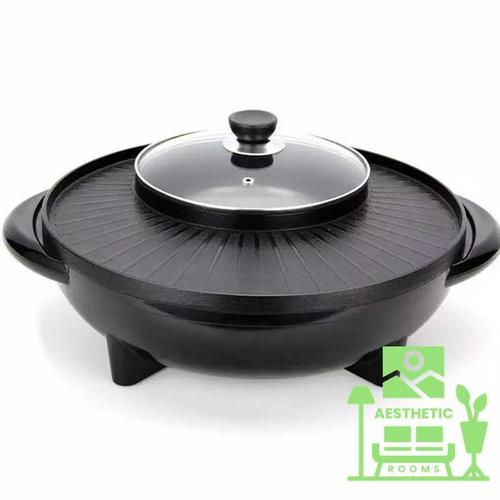 Jual Limited KOREAN BBQ / ALAT PANGGANGAN / SUKI & GRILL PAN 2IN1 ...