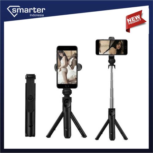 Jual Selfie Stick HP R1 Tripod Remote Bluetooth Tongsis Handphone ...
