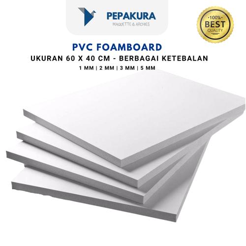 Jual PVC Foamboard - Bahan Dinding Maket/Miniatur Tebal 1 2 mm - 1 mm ...