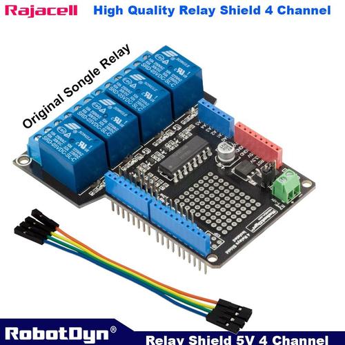 Jual 4 Channel 5v Relay Proto Shield module for Universal Arduino ...