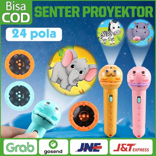 Jual Mainan Anak Senter Proyektor / Fun Flashlight / Mainan Proyektor ...