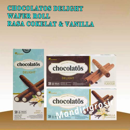 Jual Wafer Roll * Chocolatos Delight * Wafer Rasa Coklat & Vanilla ...