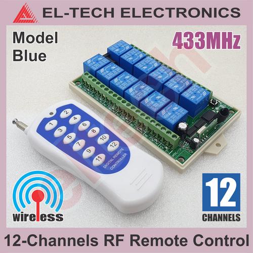 Jual 12Ch RF Remote + Receiver Control Kontrol Jarak Jauh Penerima ... Jual 12Ch RF Remote + Receiver Control Kontrol Jarak Jauh Penerima ...