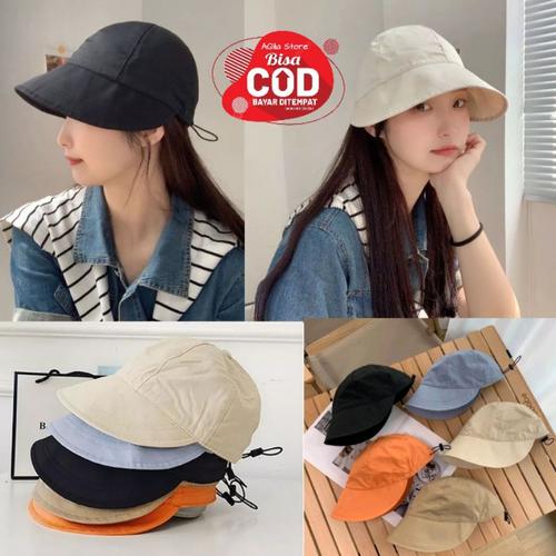 Jual Topi Fashion Wanita & Remaja Gaya Korea Simple Trendy Kekinian ...