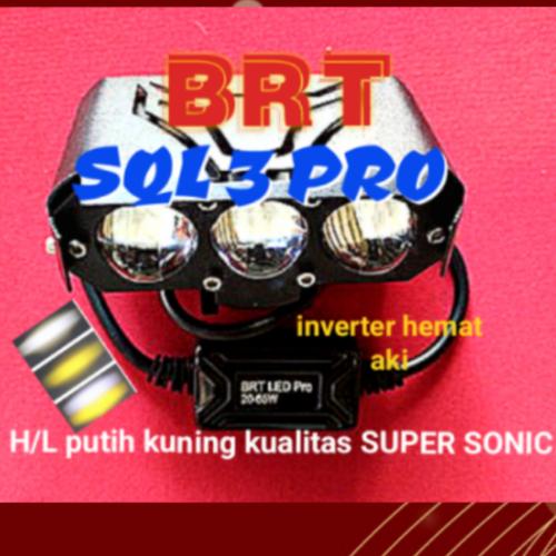 Jual Lampu tembak LED SQL 3 PRO 65W sorot Foglamp BRT OWL 3 mata ...
