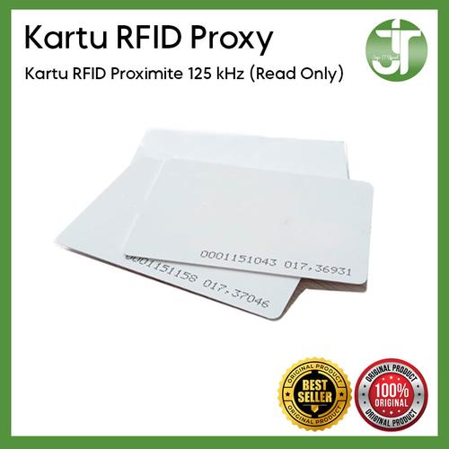 Jual Kartu RFID Proxy / Proximity Card Untuk Akses dan Absensi atau ID ...