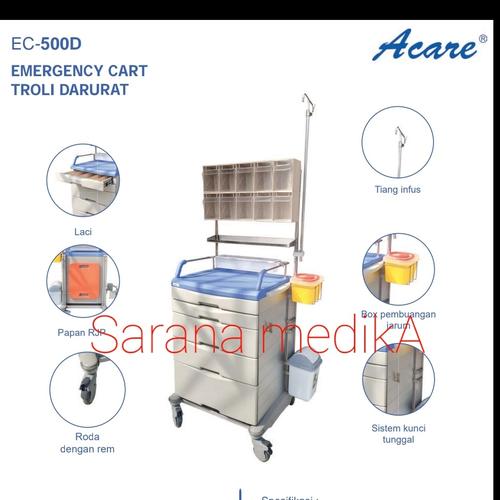 Jual emergency Cart Acare GEA/Troli Darurat GEA/Trolley Emergency EC ...
