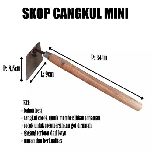 Jual CANGKUL MINI / CANGKUL KEBUN / KORET RUMPUT - CANGKUL MINI ...