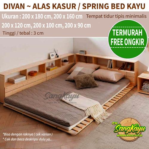 Jual Divan 180x200 dll minimalis kayu tempat tidur dipan alas matras ...