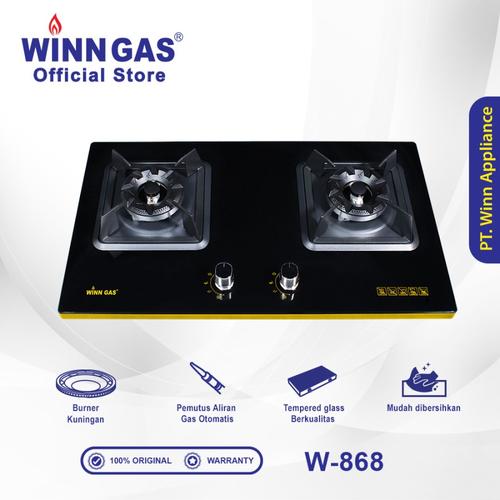 Jual Winn Gas Kompor kaca 2 Tungku W 868 Super Slim - Jakarta Barat - OKTA_STORE | Tokopedia