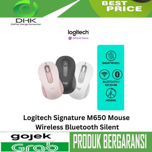 Jual Logitech Signature M650 Mouse Wireless Bluetooth Silent Graphite