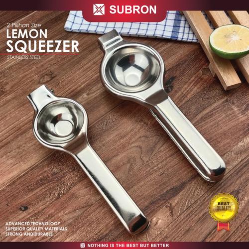 Jual Alat Peras Perasan Lemon Squeezer Jeruk Nipis Stainless Steel Besi ...