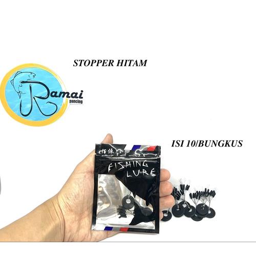 Jual Stopper Batang Float Orca Pancing Warna Hitam 1 bungkus isi 10 ...