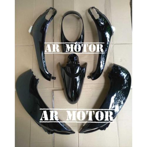 Jual Full Set Full Body Bodi Honda Scoopy FI Hitam 2013 2014 2016 VR ...
