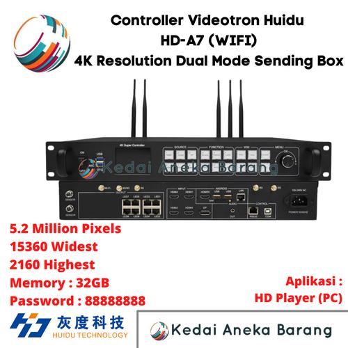Jual Controller Huidu HD-A7 HD A7 Full Color Sending Card Box Videotron ...