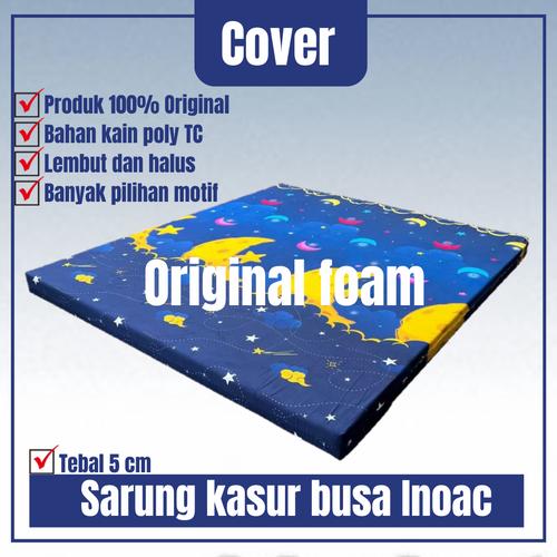 Jual Sarung Cover Kasur Busa Inoac Resleting Tebal 5 cm Lurus ...