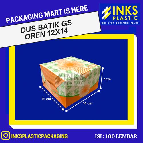 Jual DUS SNACK 12x14 MOTIF BOX CORAK - Orange - Kota Bandung ...