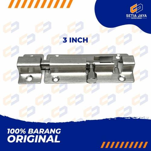 Jual Grendel / Slot Pintu / Jendela Soligen Stainless Steel 2 / 3 / 4 ...