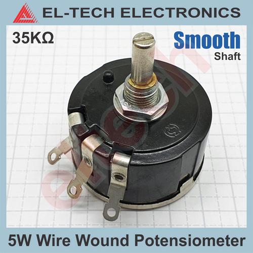 Jual 35K 35 K ohm 5W Wire Wound Potentiometer Potensiometer Potensio ...