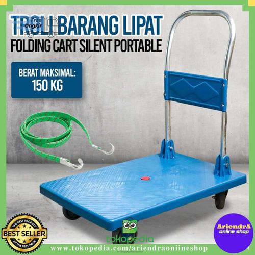 Jual Alat Angkut Troli Barang Lipat Trolley Folding Cart Silent ...
