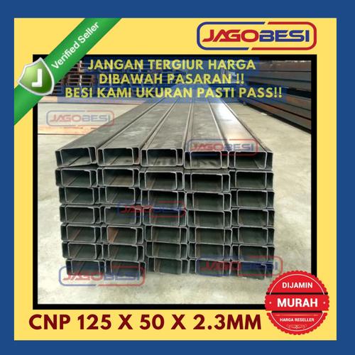 Jual BESI KANAL C / CNP 125 X 50 X 2.3MM - Kab. Bekasi - Jago Besi ...