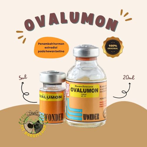 Jual Ovalumon obat penambah hormon Birahi hewan repack 5ml bonus spet ...