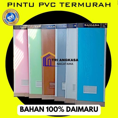 Jual Pintu PVC Kamar Mandi DAIMARU/ Pintu PVC WC Toilet - Biru - Kota ...