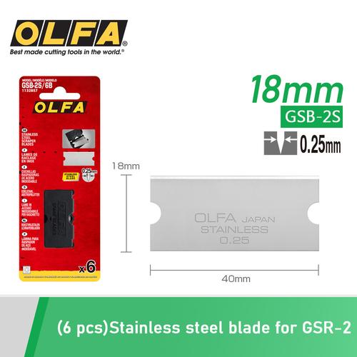 Jual Refil Scraper GSB-2S/6B Stainless steel blade for GSR-2 (6pc/pack)OLFA - Jakarta Barat ...