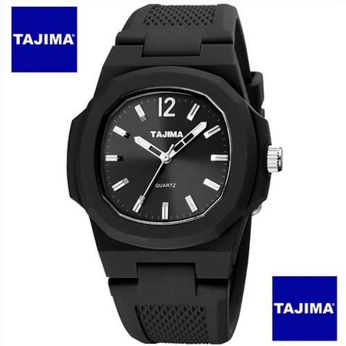 Jual Tajima 1717 Jam Tangan Pria Analog Rubber Original Tajima Garansi ...