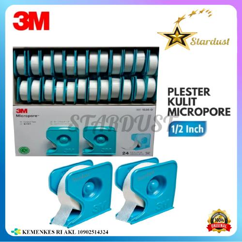 Jual 3M Microcopre Plester Kertas Plester Medis 1/2 inch 1 inch 2 inch ...