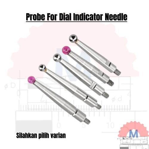Promo Probe For dial indicator needle jarum pengganti dial mitutoyo dll ...