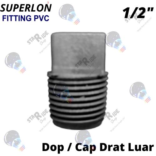 Jual Sambungan Plug Pluk Plu Dop Cap Drat Luar Fitting Pipa Air PVC AW ...