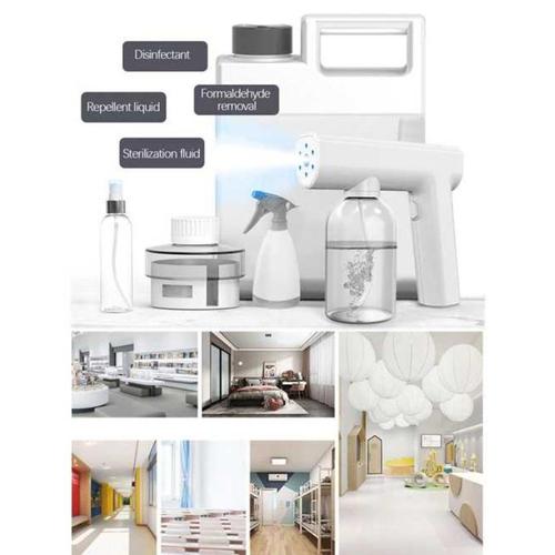 Jual UV Sterilizer Blue Nano Spray Gun Mesin Penyemprot Uap Wireless ...