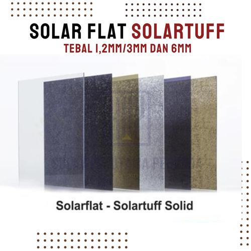Jual Solarflat Solartuff 1,2MM / 3MM / 6 MM Atap SolarFlat - CLEAR, 1 ...