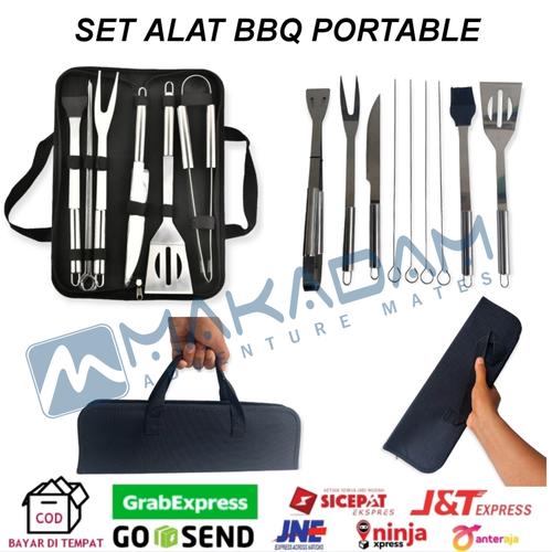Jual set alat panggang bbq portable camping outdoor - Jakarta Barat ...