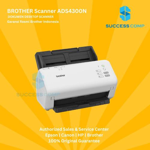 Jual Scanner Brother ADS-4300N ADS4300N High-speed Network Desktop ...