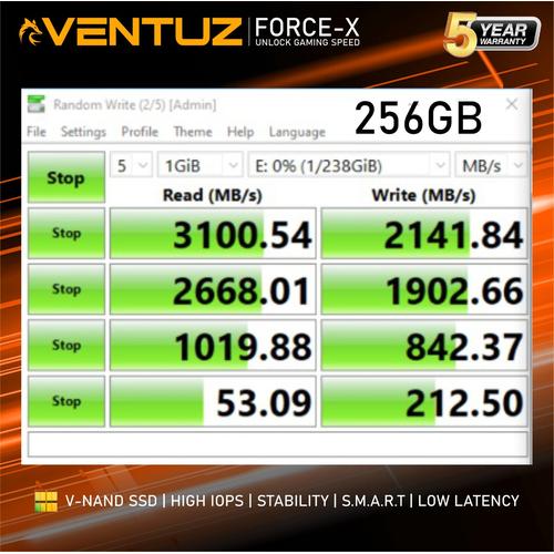 Jual VENTUZ – SSD NVMe 2280 PCIe gen 3 x4 with Intel 3D Nand 256GB - 512GB - Kota Malang - Kios ...