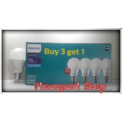 Jual Paket Lampu LED Philips Mycare 8 watt multipack 8w Philip Putih /4pc - Multi Ess 9Watt ...