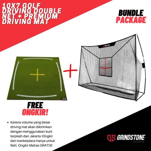 Jual 10'X7' Golf Driving Net + Premium Driving Mat - Jaring Golf ...